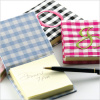 Plaid Silk Note Pad by Objects of Desire